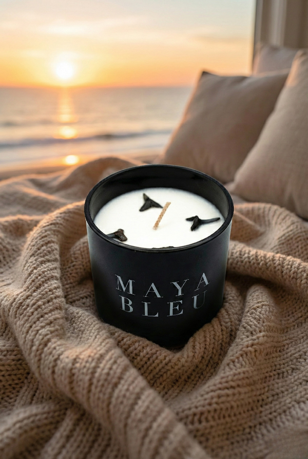 Unique Gifts for Ocean Lovers | Luxury Shark Tooth Candles | Maya Bleu